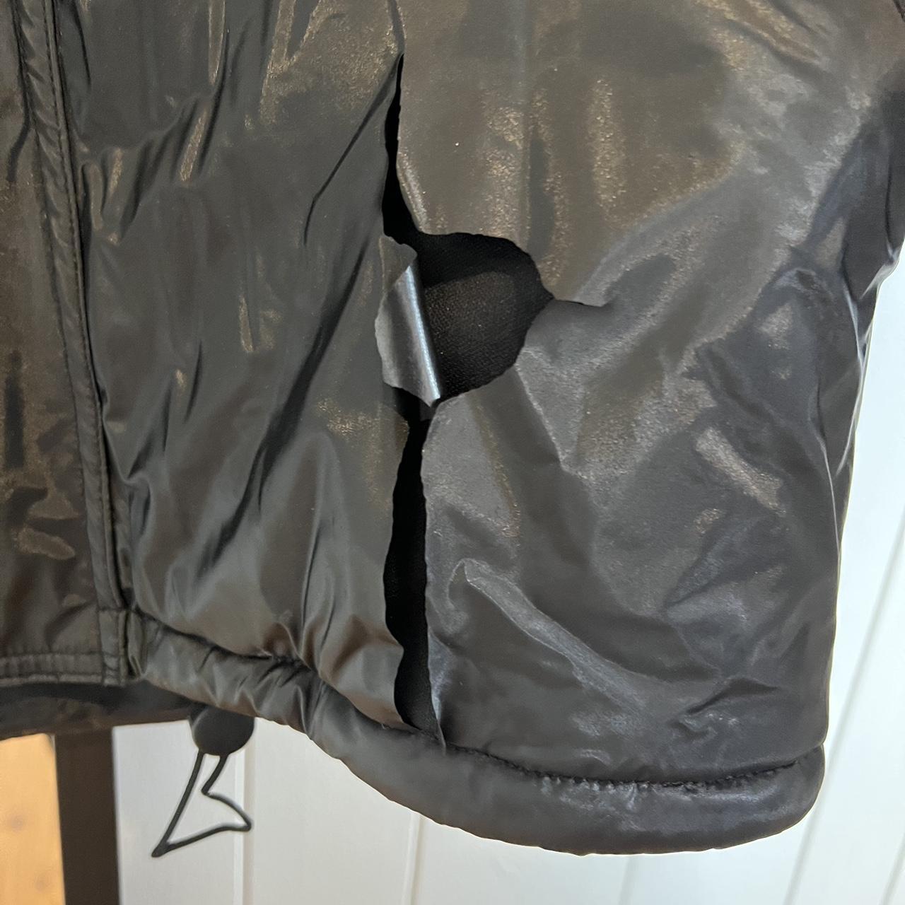 super heavy vintage oakley jacket darker black in... - Depop