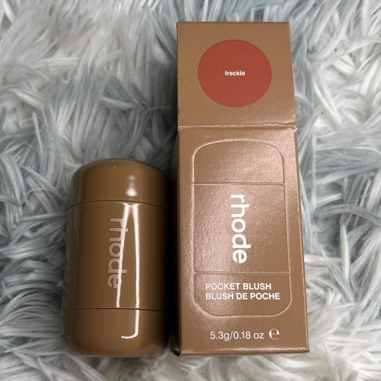 ️ : brand new rhode pocket blush in freckle (sold out) - Depop