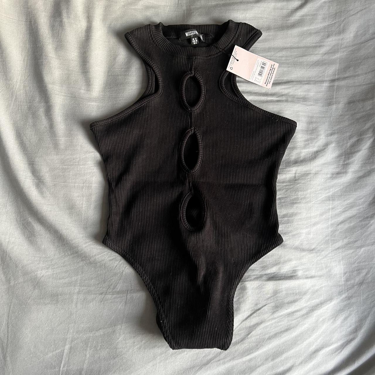 Missguided Cut Out Thong Bodysuit Brand New With Depop