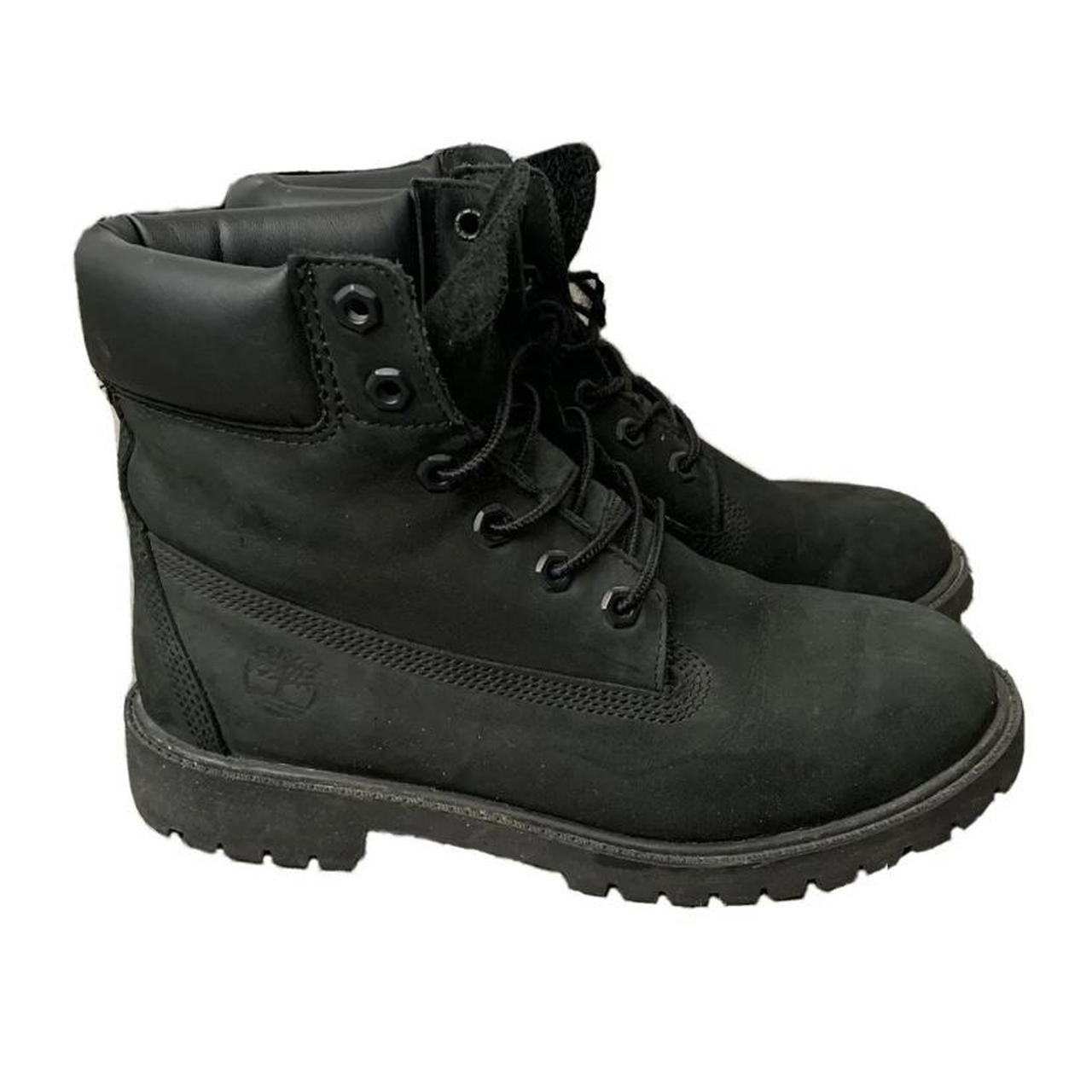 Black Timberland Boots 6" Premium Waterproof Leather... - Depop