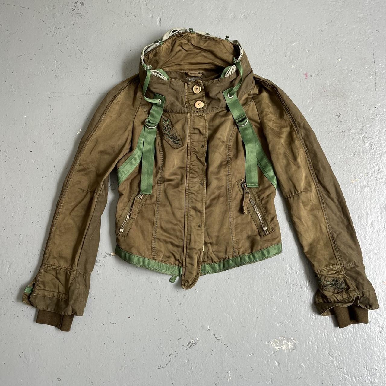 MARITHE FRANCOIS GIRBAUD BONDAGE JACKET Size 10,... - Depop