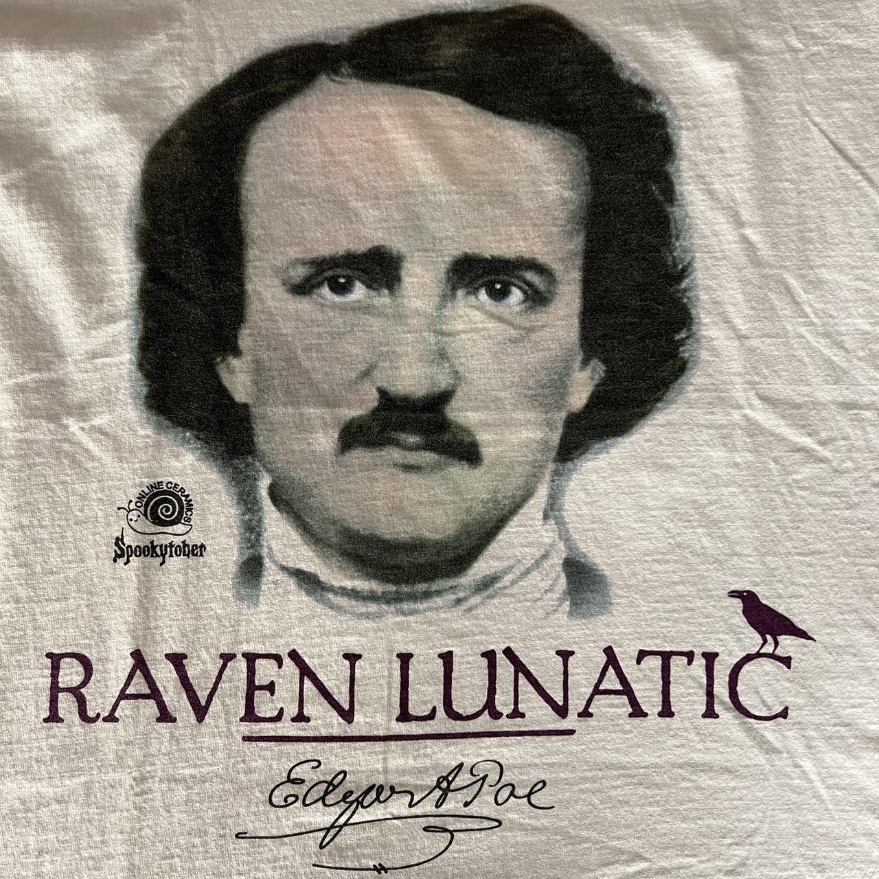 Online Ceramics “Raven Lunatic” Edgar Allen Poe... - Depop