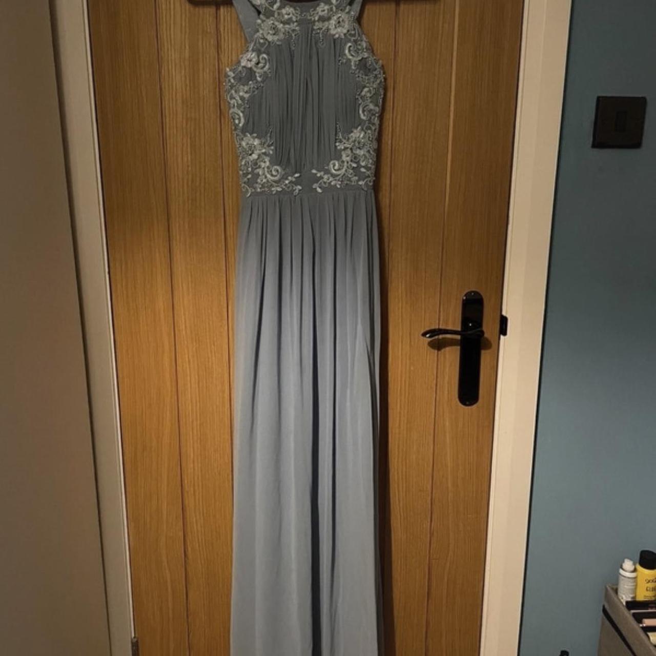 Light blue Quiz prom dress Size 6 - only worn once,... - Depop