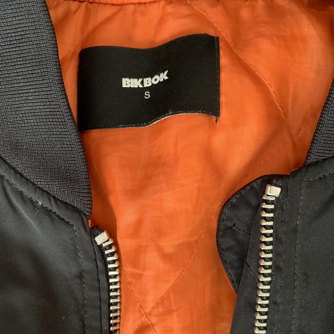 Bikbok padded retro bomber jacket with quilted... - Depop