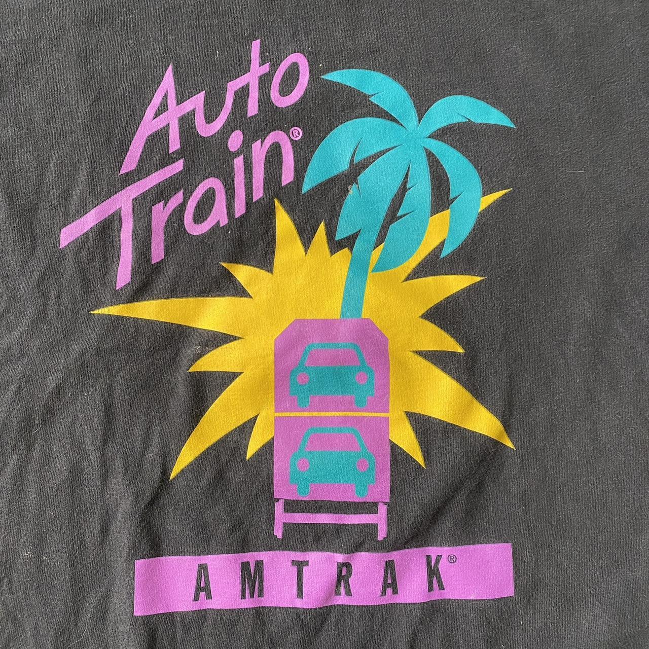 Vintage AmTrak Auto Train Announcement Shirt 🚄 ⚡️... - Depop