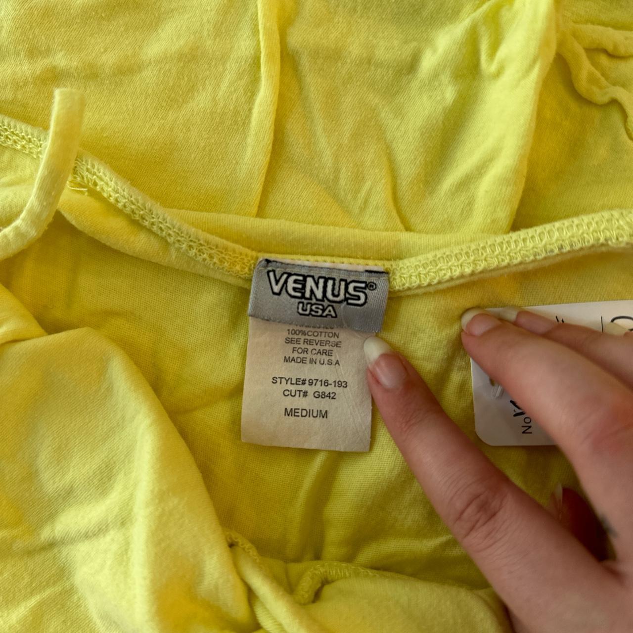 Vintage Venus USA cami top Y2k vintage lettuce hem... - Depop