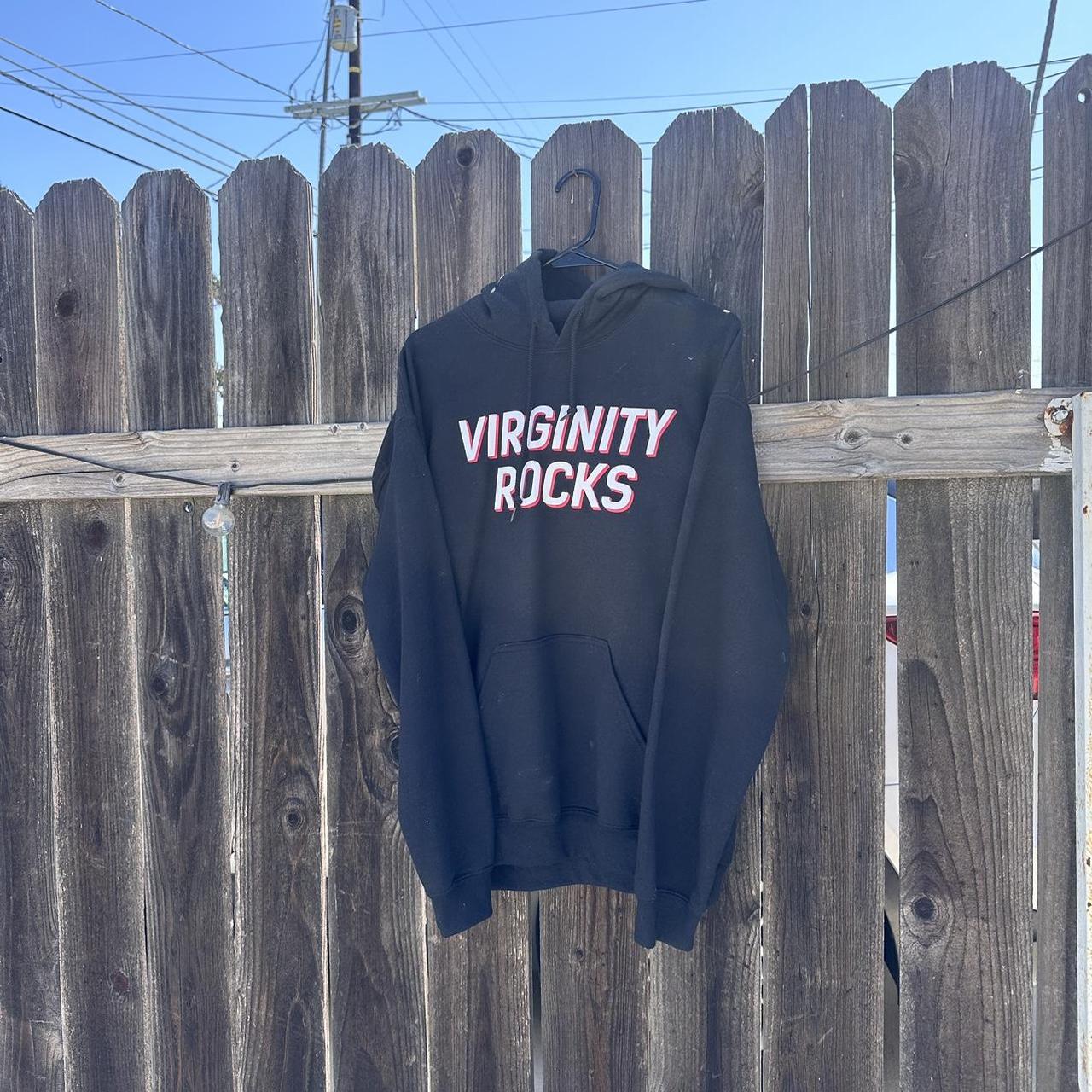 danny duncan virginity rocks hoodie color: black... | Depop