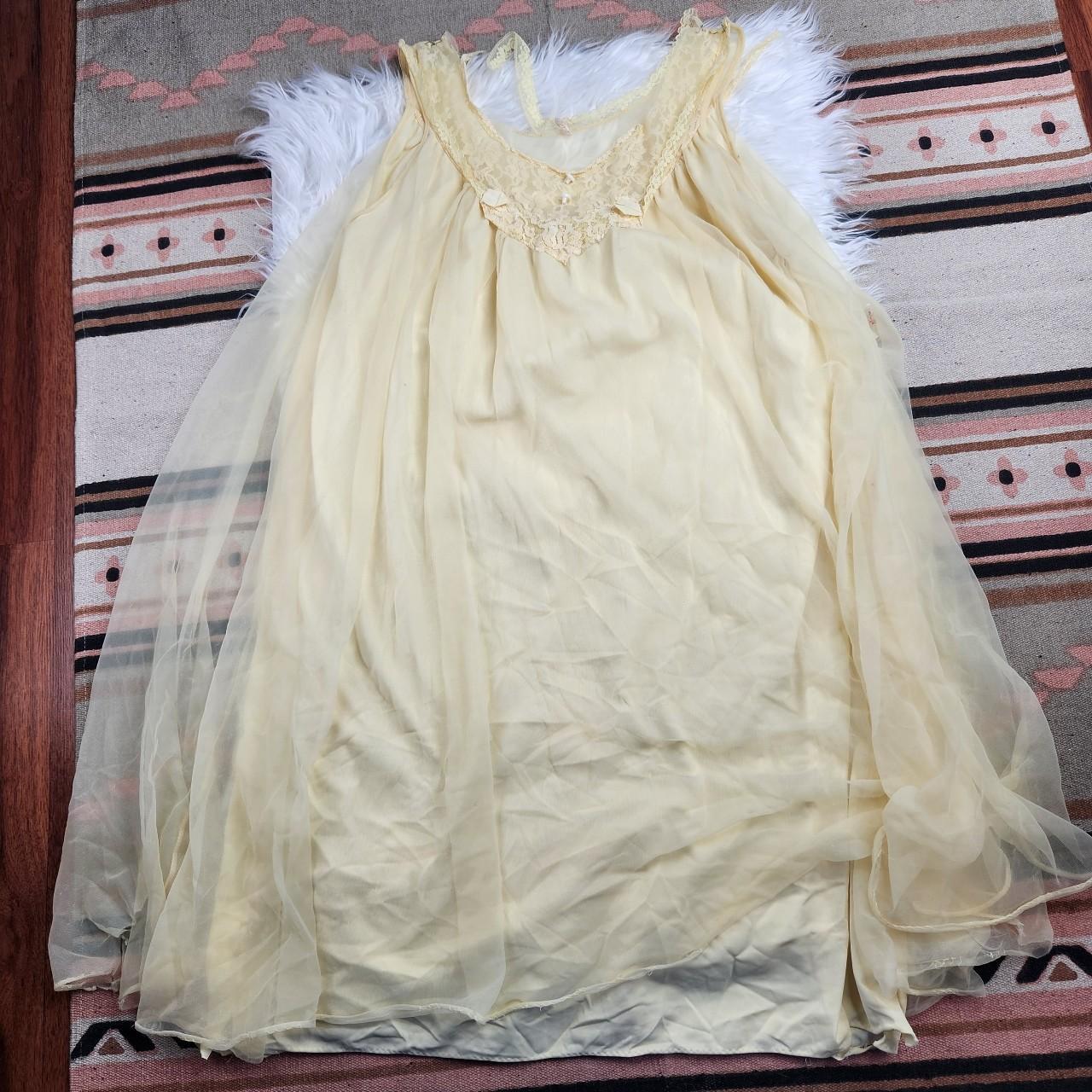 American Vintage Women's Yellow Nightwear | Depop
