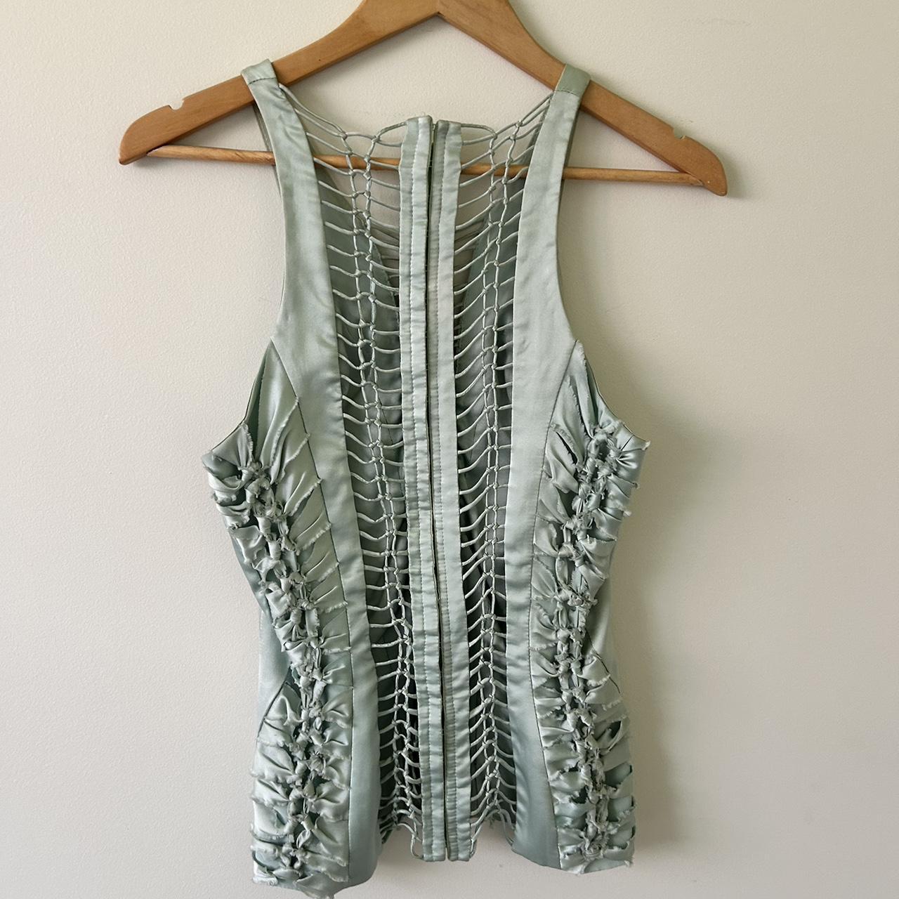 Zimmermann ice blue top. Size 0. Extremely rare and... - Depop