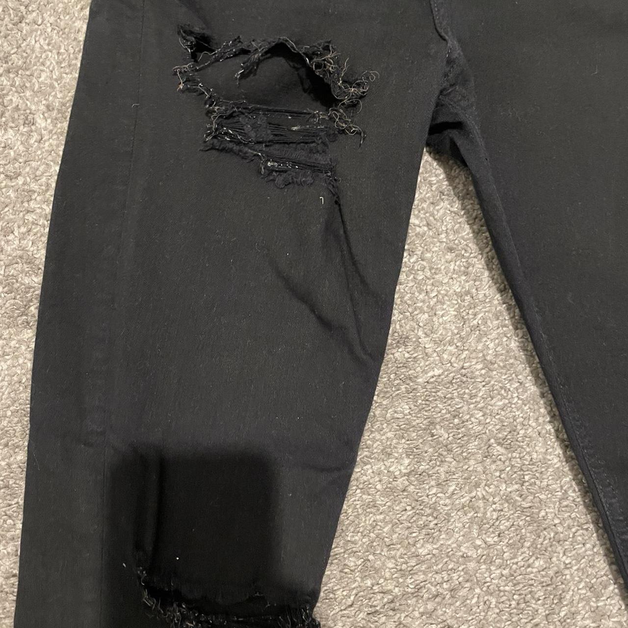 TOPSHOP RIPPED JAMIE JEANS SUPER STRETCHY W28 L30 - Depop