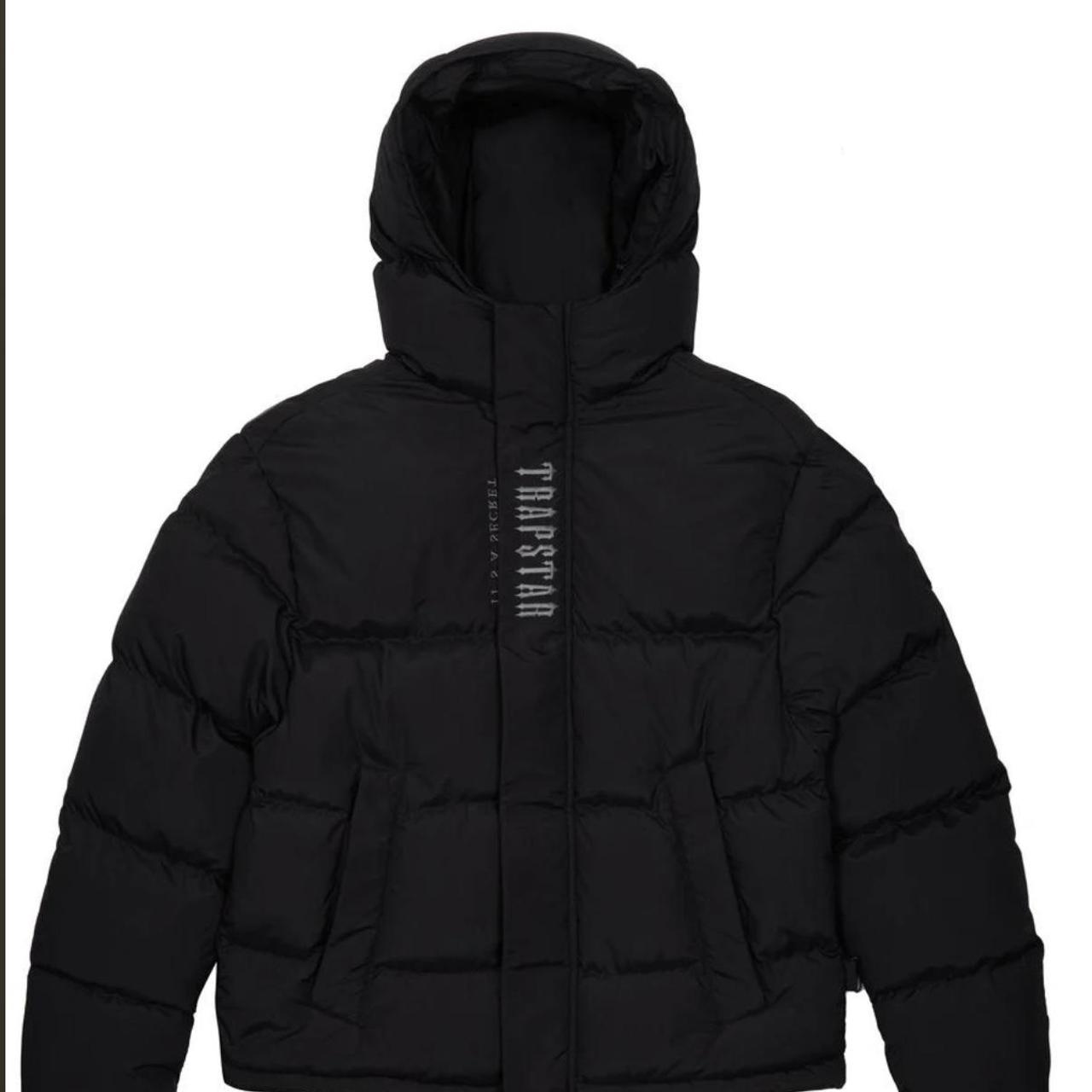 Trapstar Black Decoded Hooded Puffer Jacket 2.0 Size... - Depop