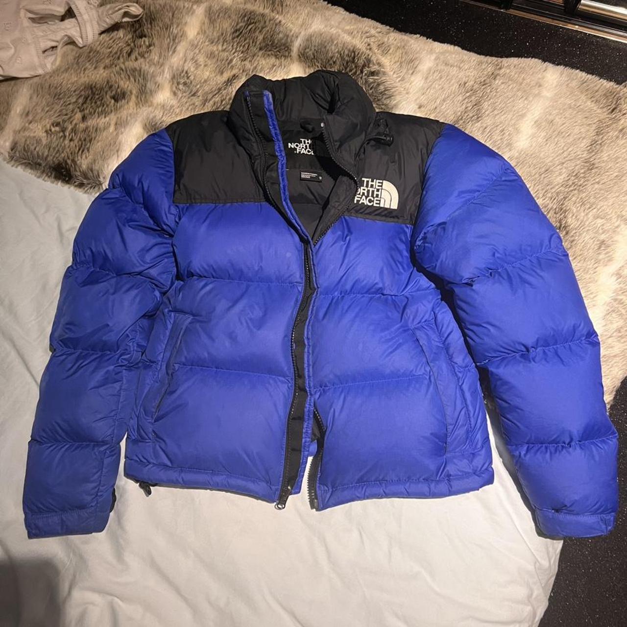 Blue north face puffer jacket • North face 700... - Depop