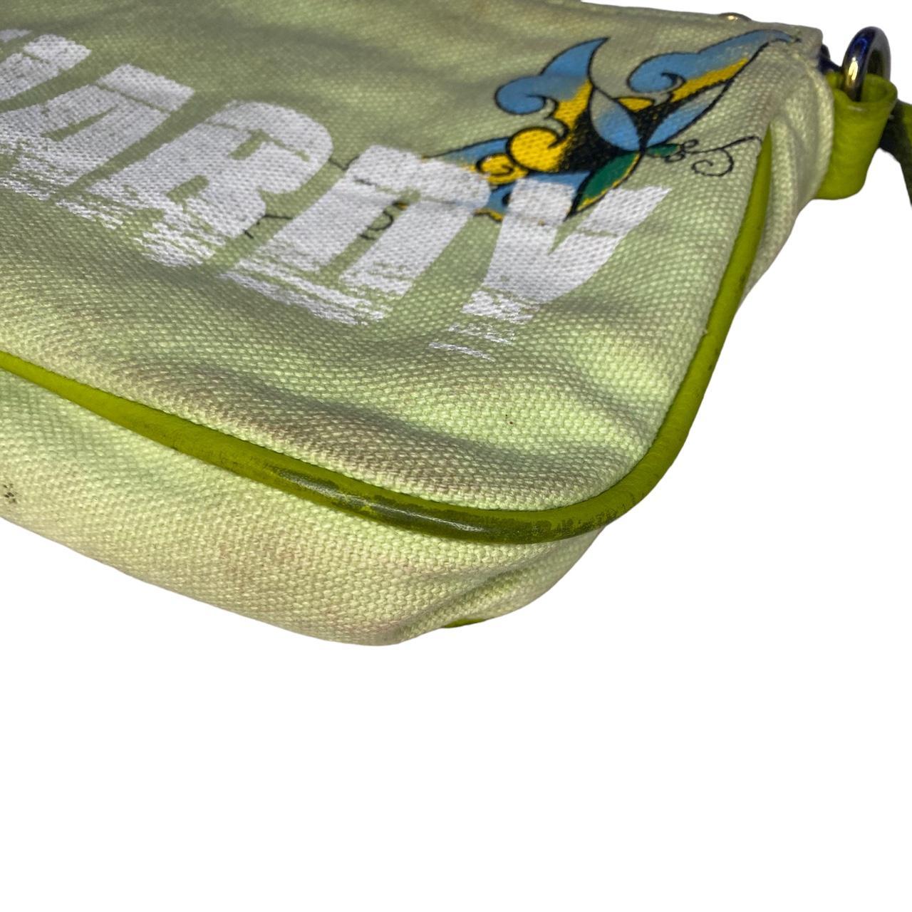 lime green ed hardy wallet ⭒ worn af, missing... - Depop