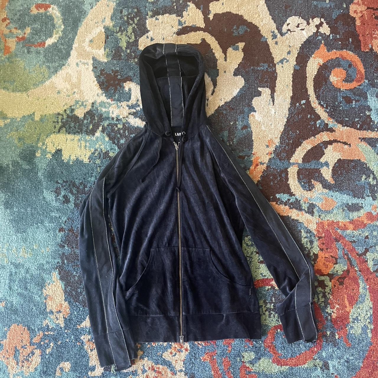 00s archive L.G.B. BOXER hoodie velor Size 3 Price... | Depop