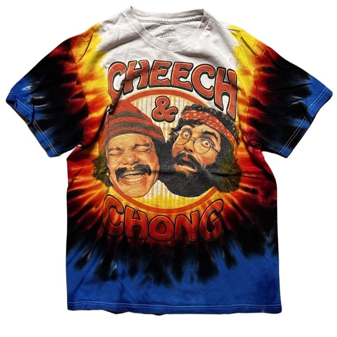 CHEECH AND CHONG TIE DYE SHIRT Good used condition.... - Depop