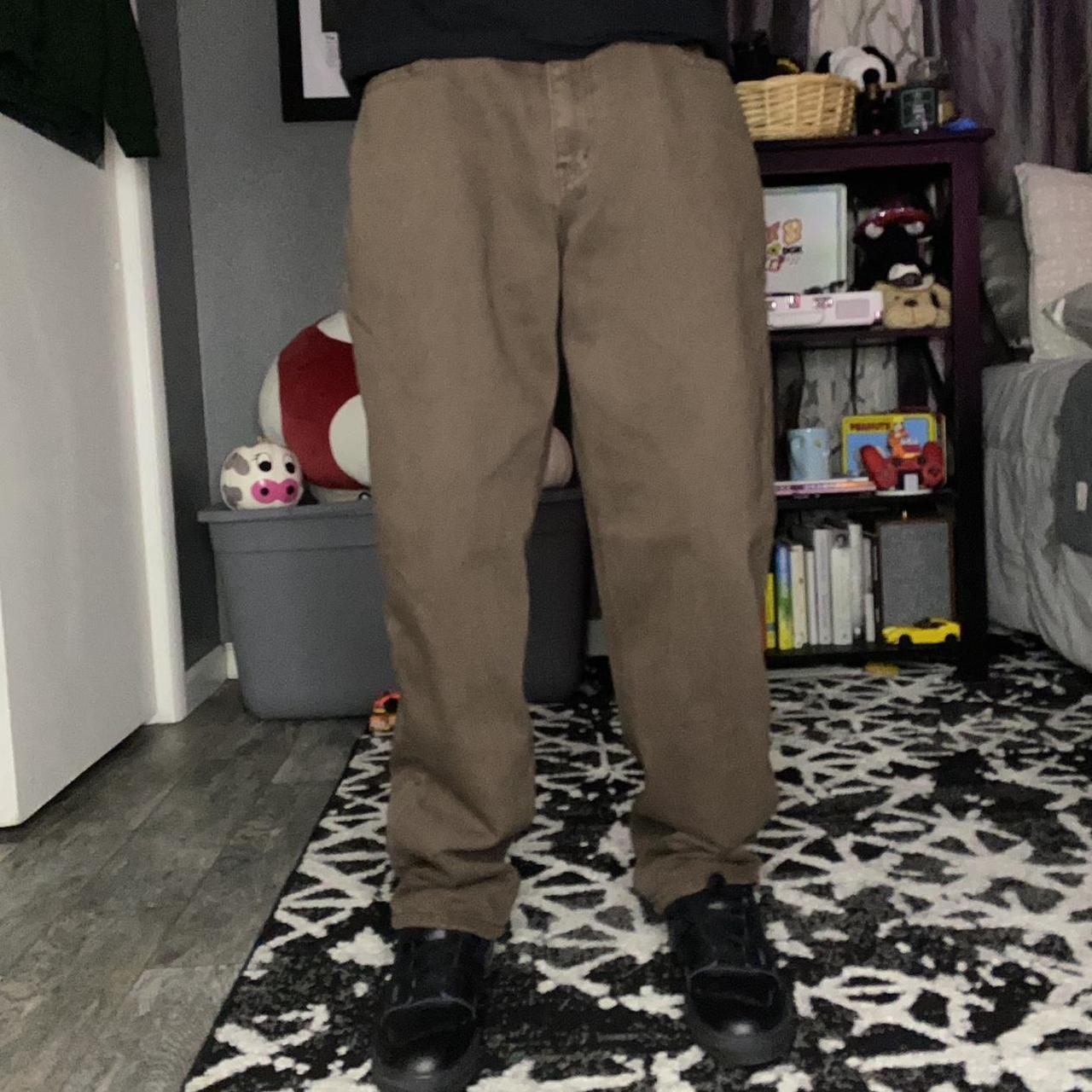 Toffee Garment dyed Denim Jeans in Brown Mens size... - Depop