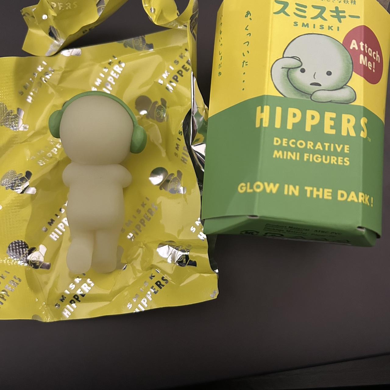 Smiski Hipper Glo In The Dark figure Headphones... | Depop