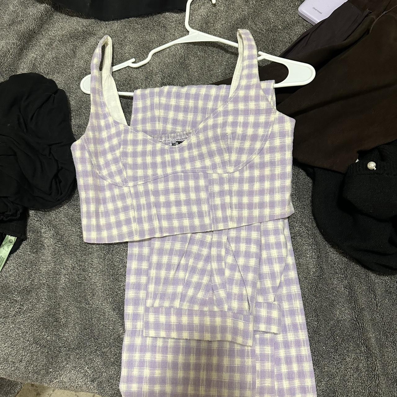 Zara matching set Medium top (fits like a small)... | Depop