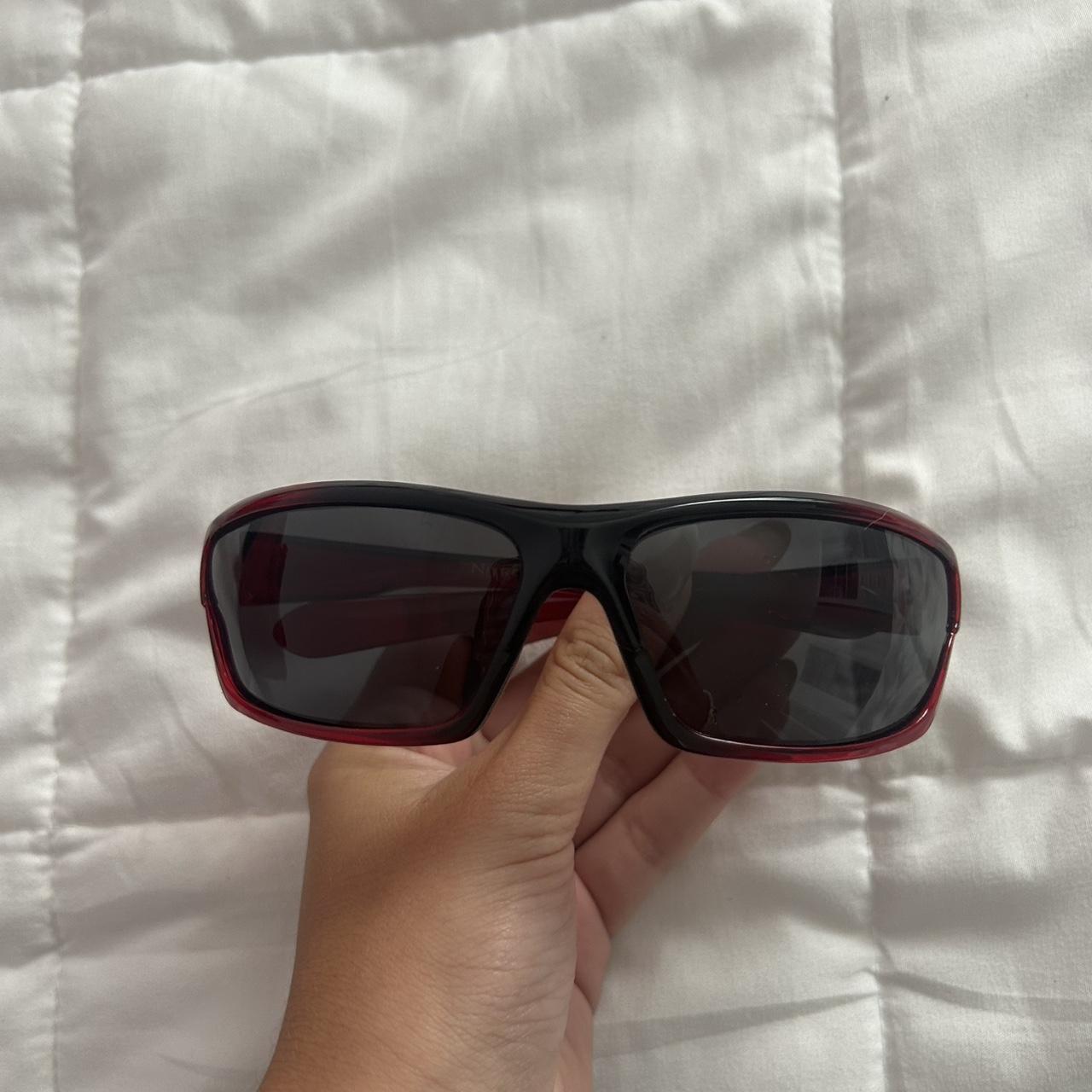 Red and black cool sunglasses Perfect for any... | Depop