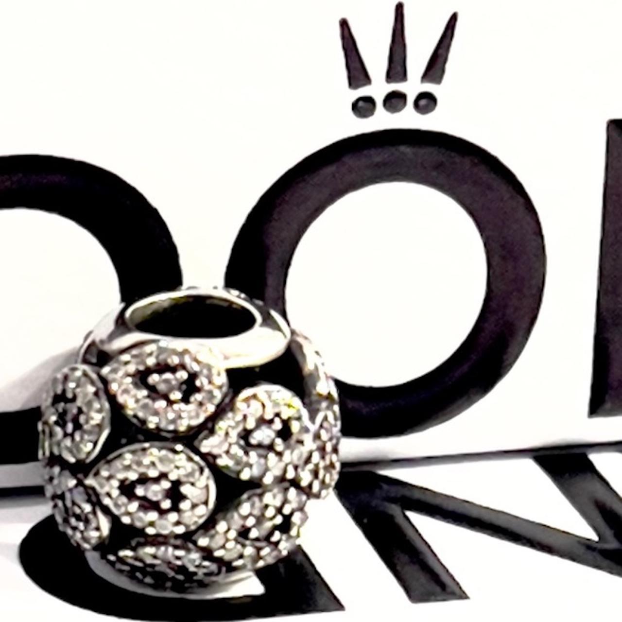 Retired Sterling Silver Cascading Glamour Charm with... - Depop