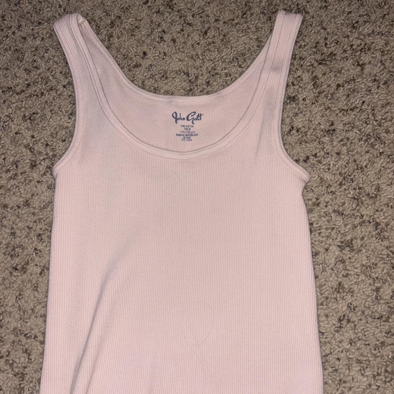 Brandy melville pink tank top. barely worn... | Depop