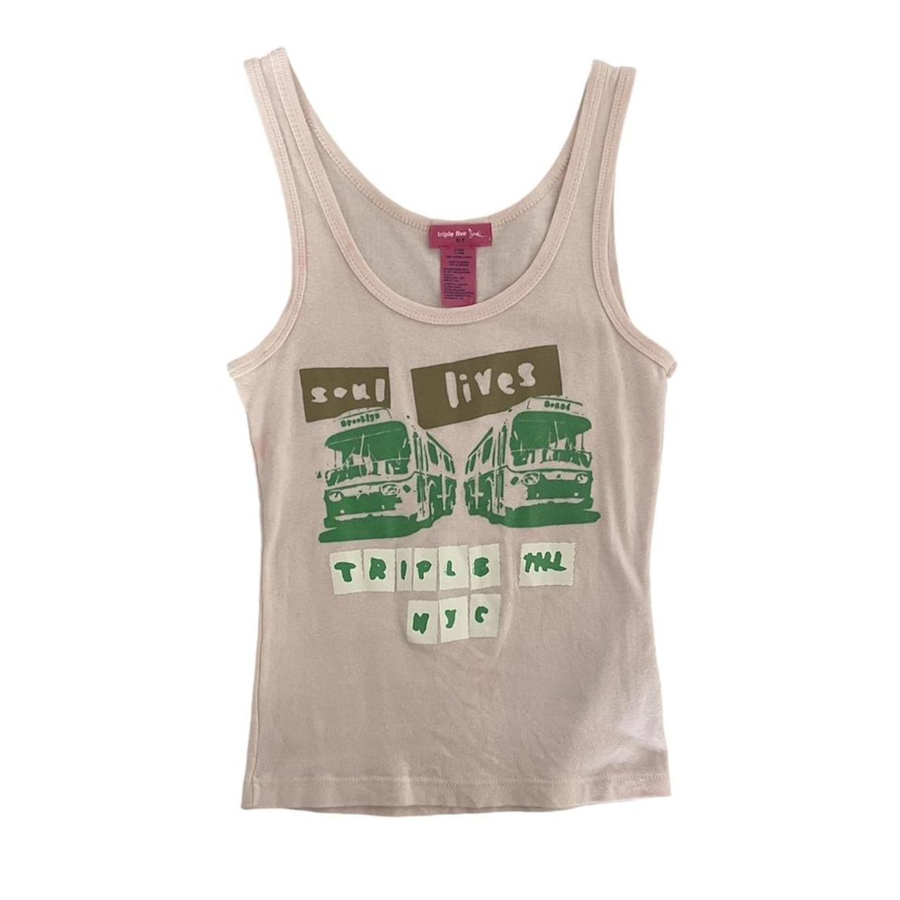 y2k triple five soul tank with graphic cute #y2k... - Depop