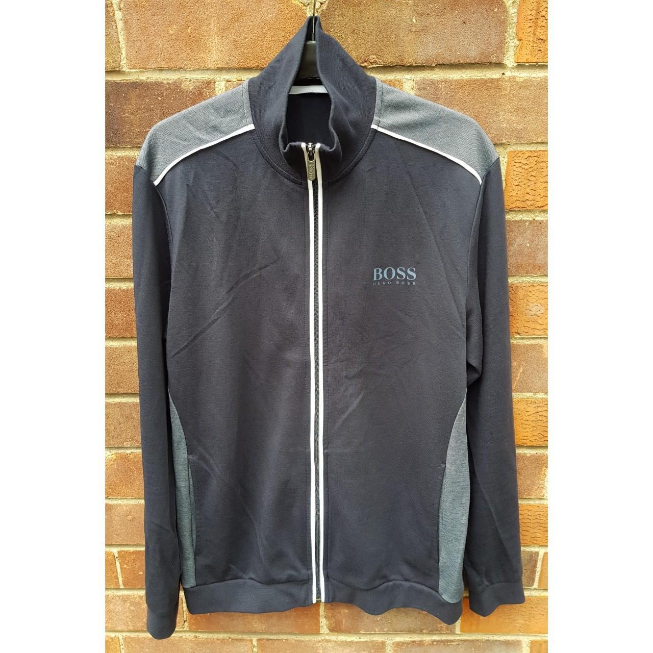 Gorgeous boss track jacket good condition some loose... - Depop