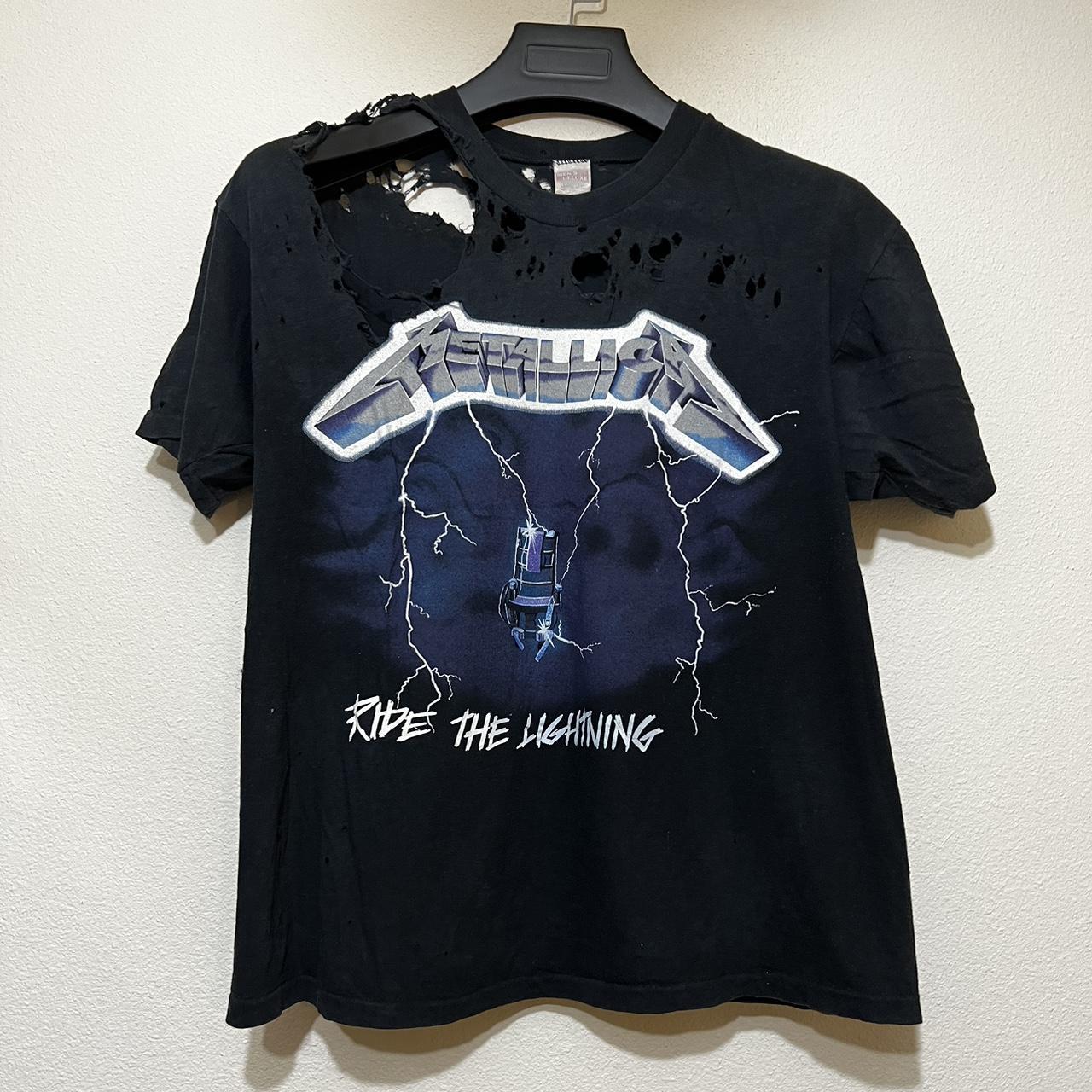 Metallica 1985 Ride The lightning tour tee 🔥 Size... - Depop