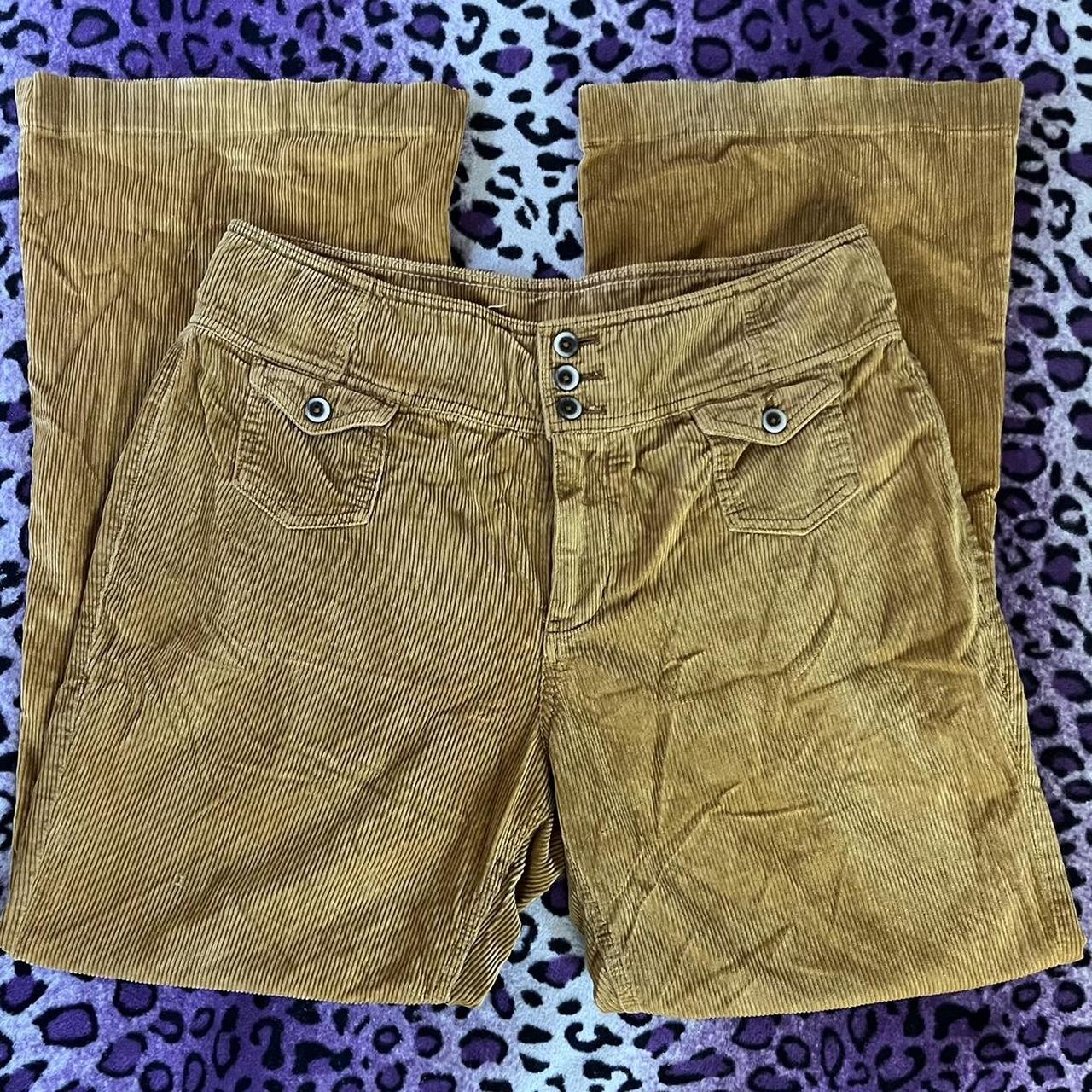 Pilcro and the Letterpress boho hippie 70s high-rise... - Depop