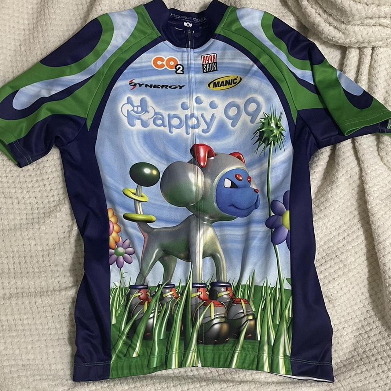 Happy 99 cycling shirt! I believe this was from the... - Depop