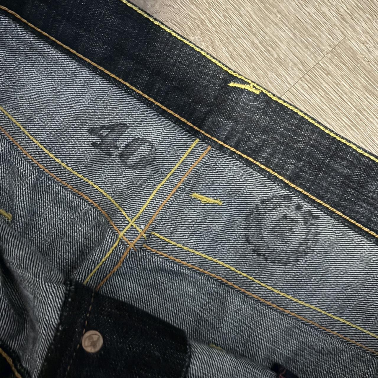 rmc baggy japanese denim 100% cotton denim size 40... - Depop