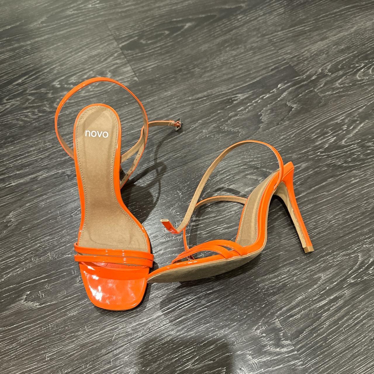 Novo orange heels. Perfect condition only worn once.... - Depop