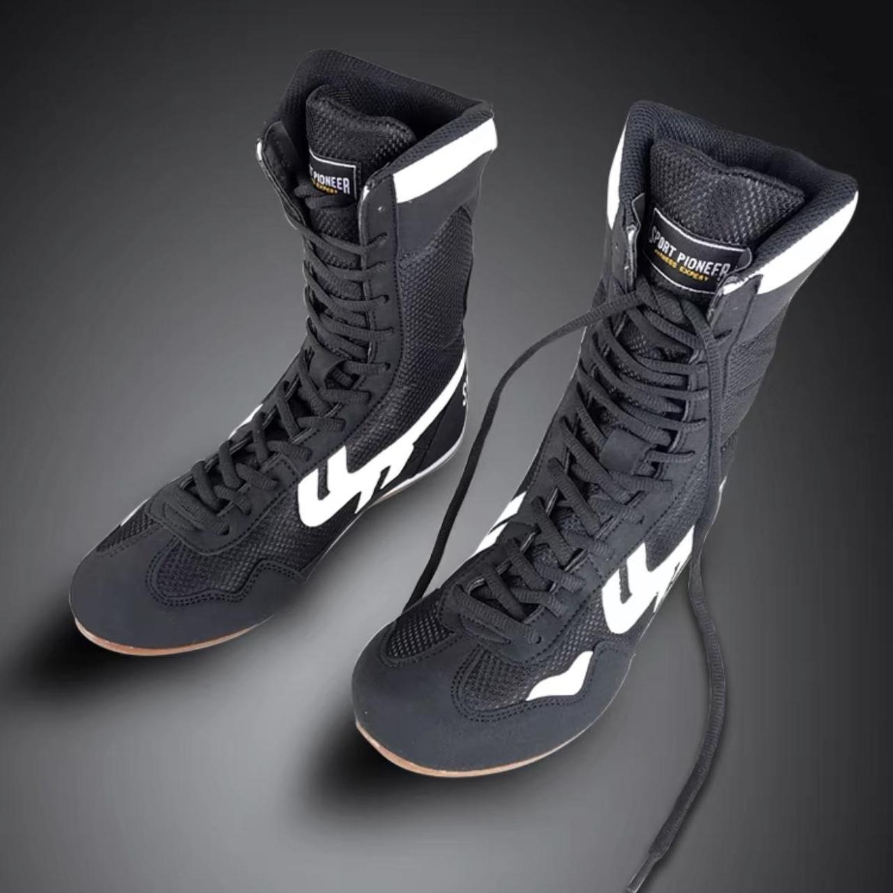 Boxing boots Worn once Super lightweight Size... - Depop