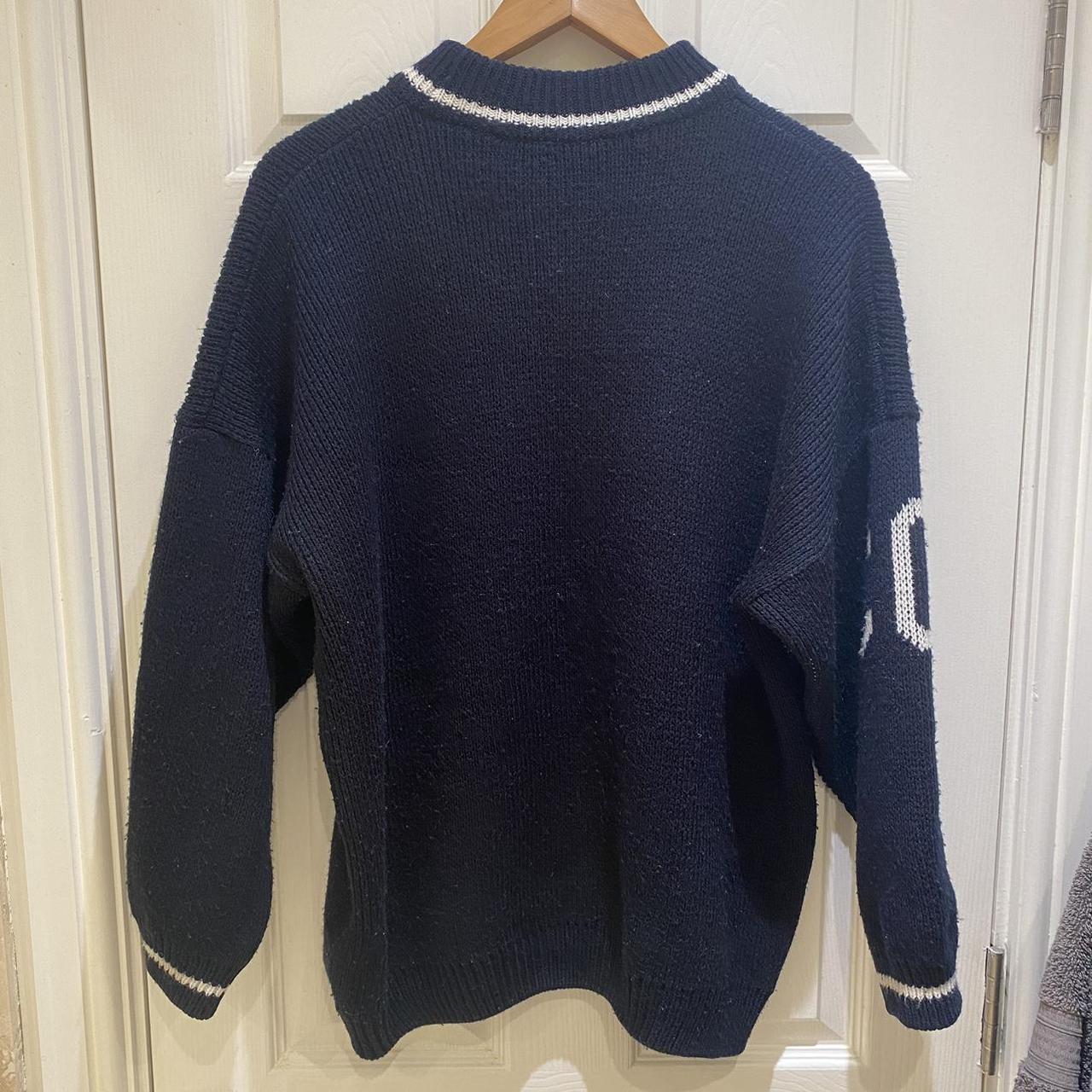 70’s vintage Charlie Chaplin knit jumper Size large,... - Depop