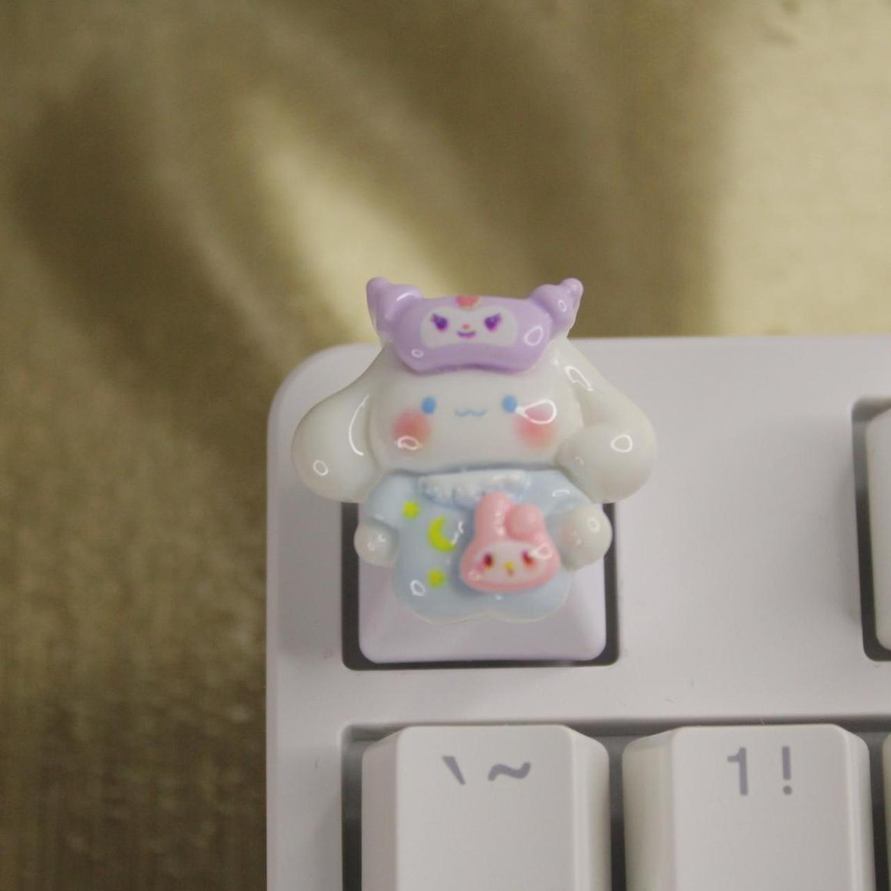 Kawaii Cute Sanrio Cinnamoroll Keycap🩷 Handmade... | Depop