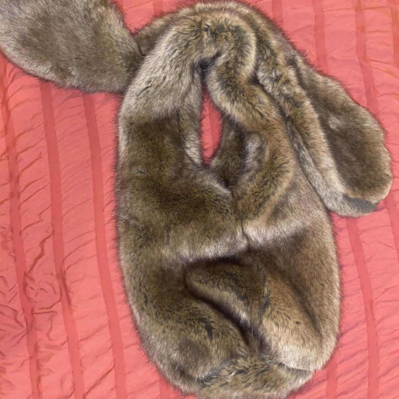 Simone Rocha faux fur shoulder bag Super fluffy and... - Depop