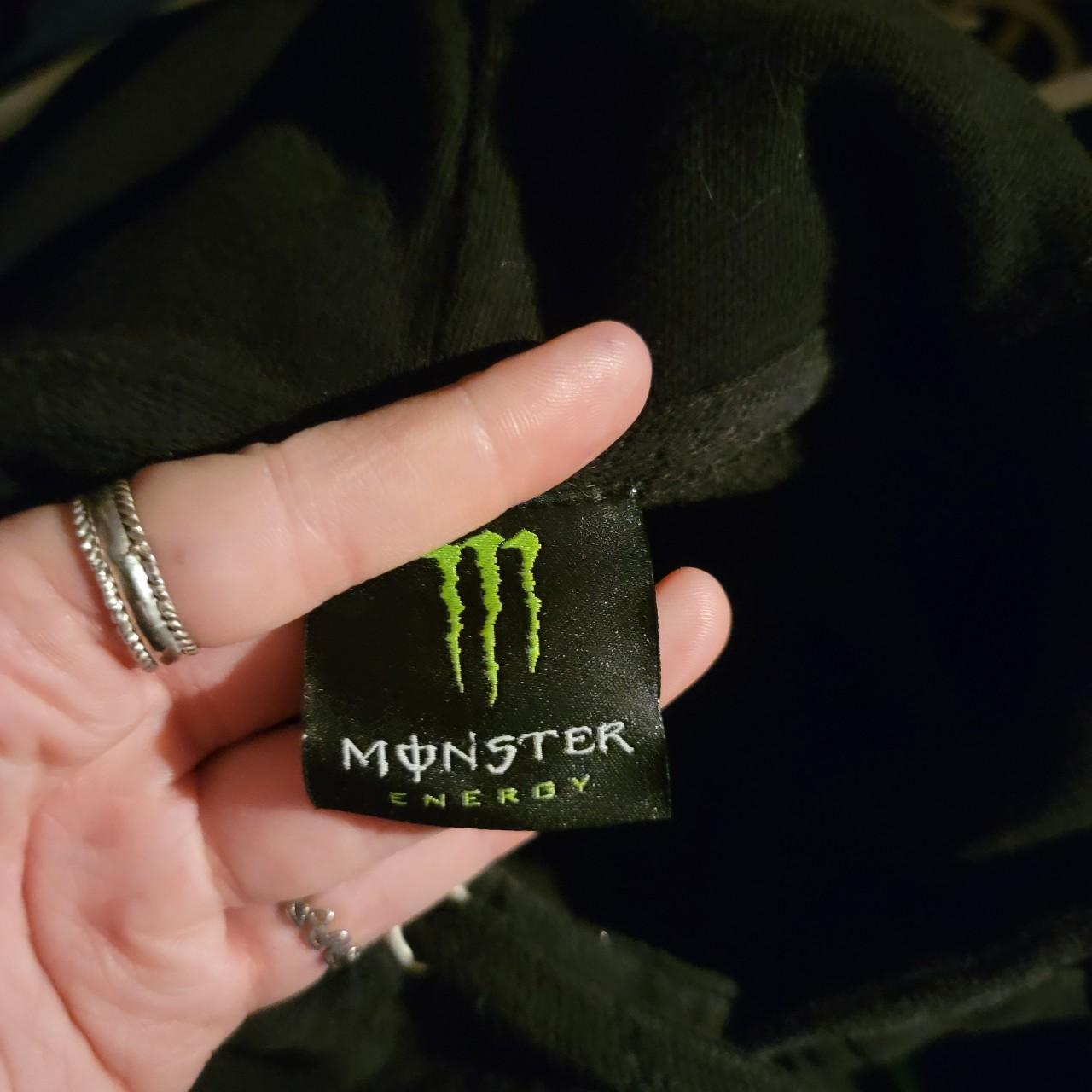 Monster Energy Hoodie green monster... - Depop