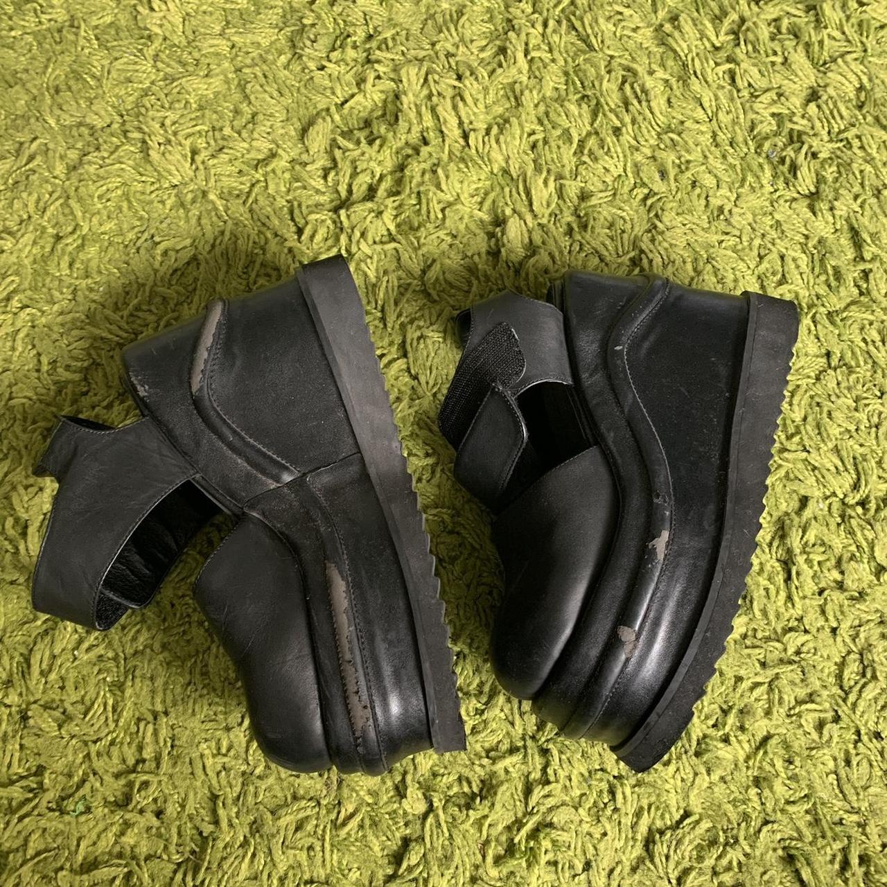 UNIF wave platform chunky Mary Jane grunge goth shoes - Depop