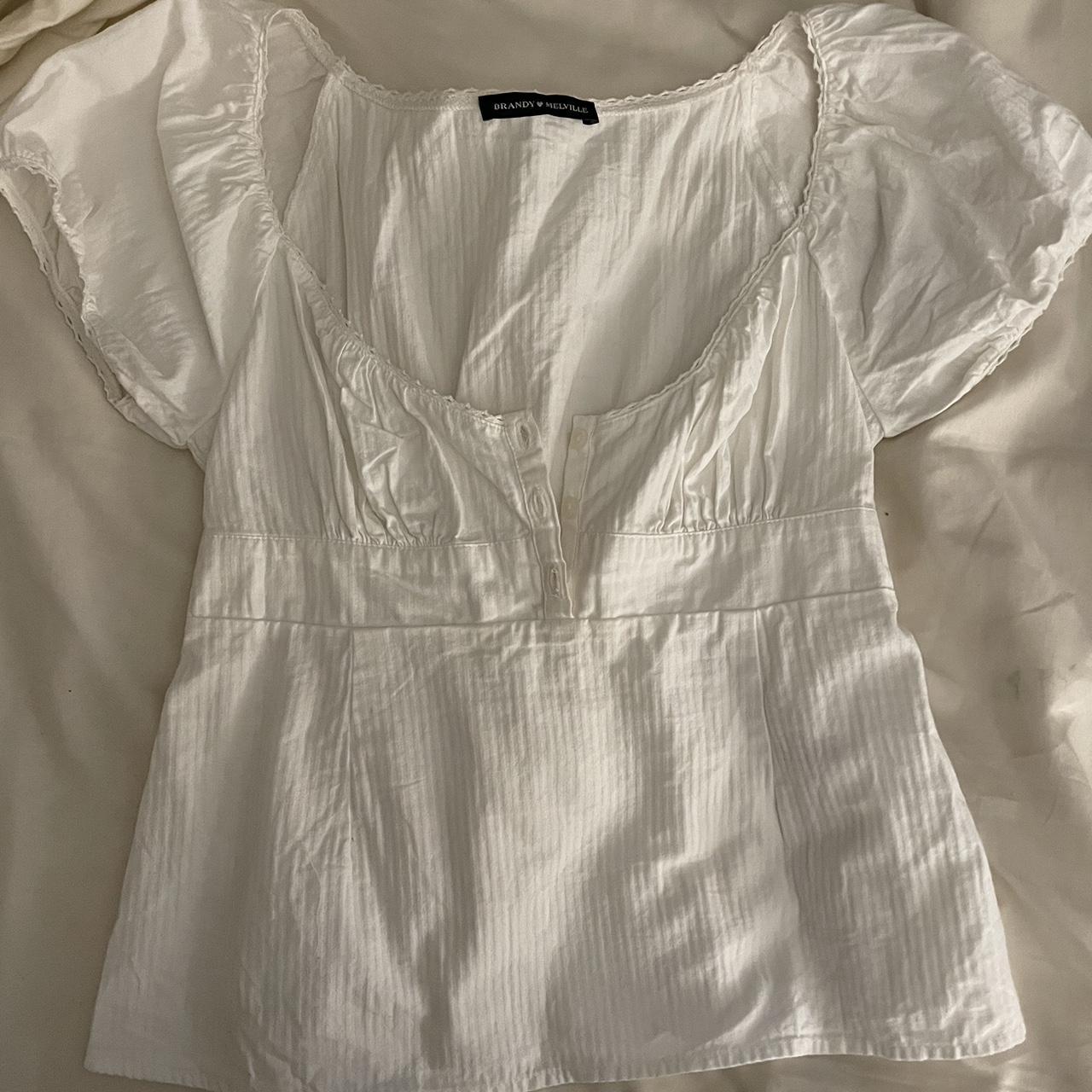 Brandy Melville blaire top Never worn but no tag... - Depop
