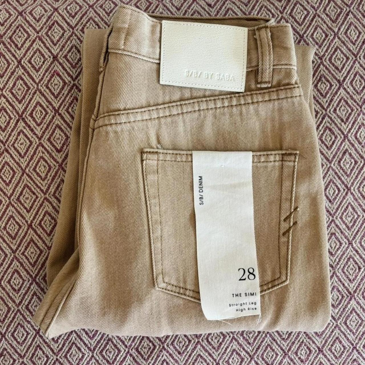 SABA beige jeans, ankle length, size 28/20AU brand... | Depop