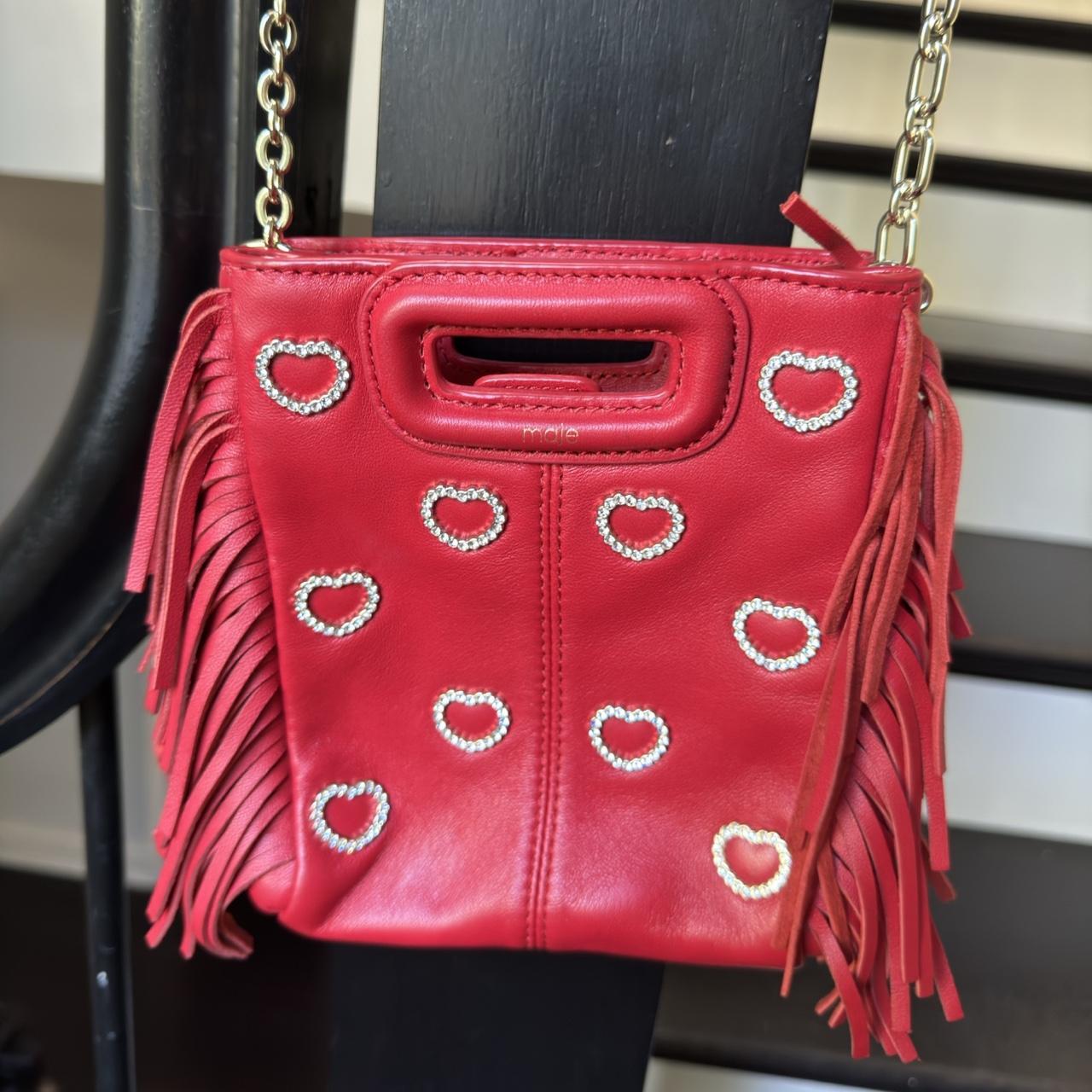 Red Maje purse in excellent condition Only worn a... - Depop