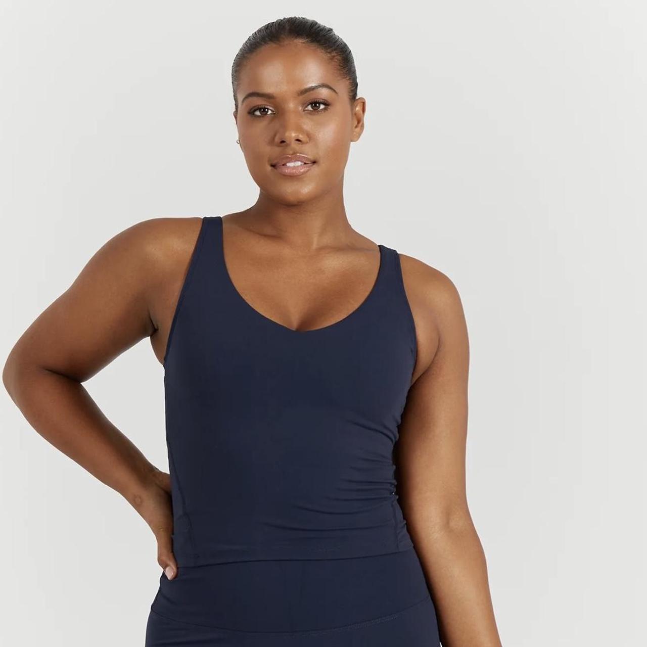 Hardly worn. Navy Muscle Republic top Small $30 - Depop