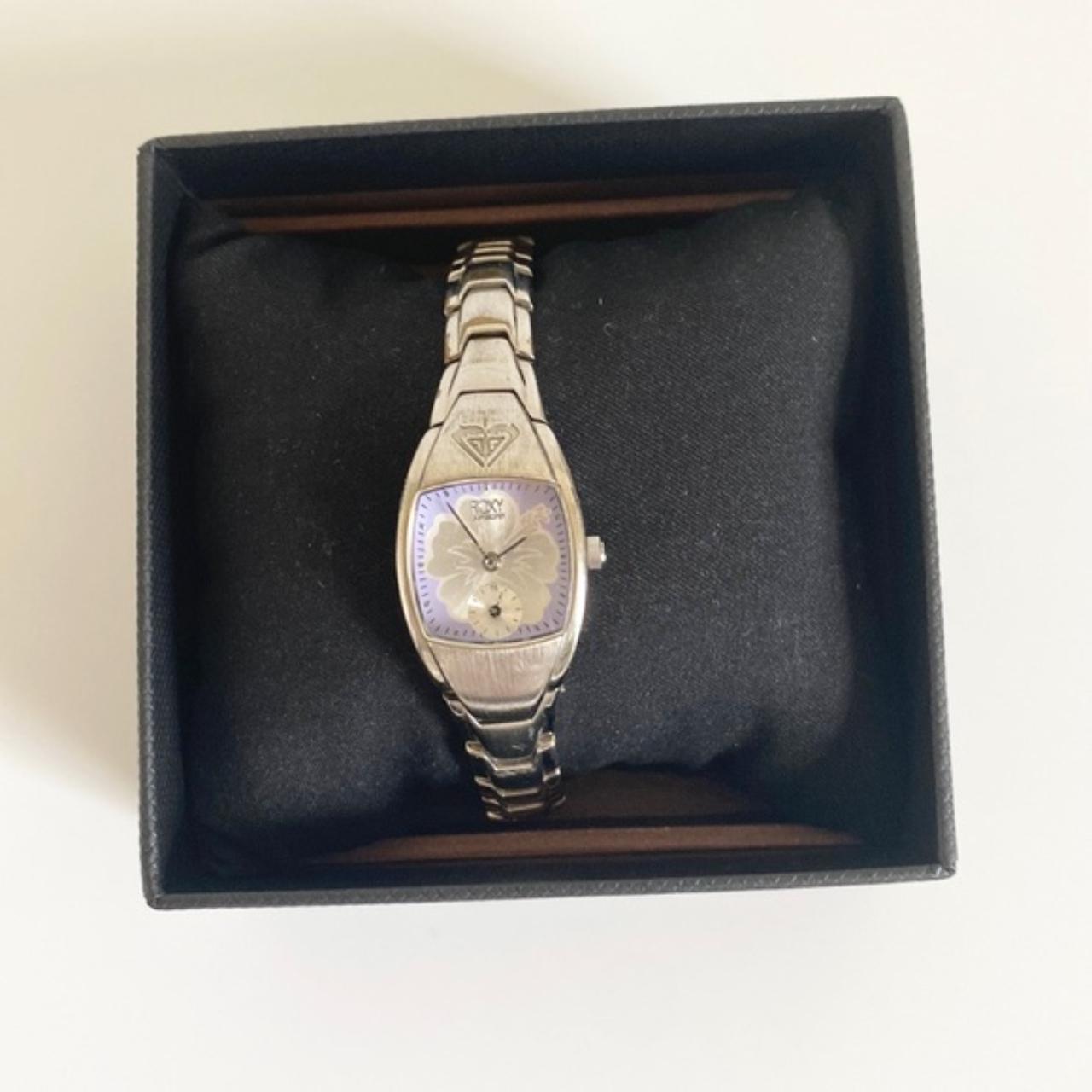Cute Roxy Watch with Flower Faceplate. Color(s):... - Depop