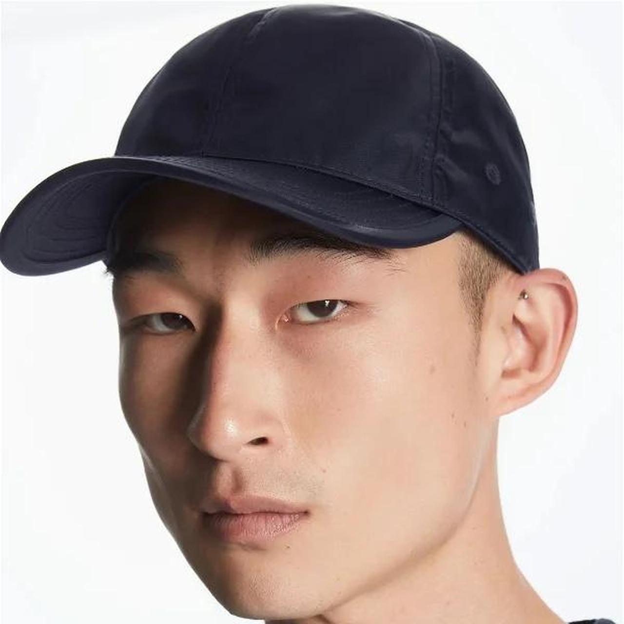 Cos navy nylon baseball cap L/XL but adjustable -... - Depop