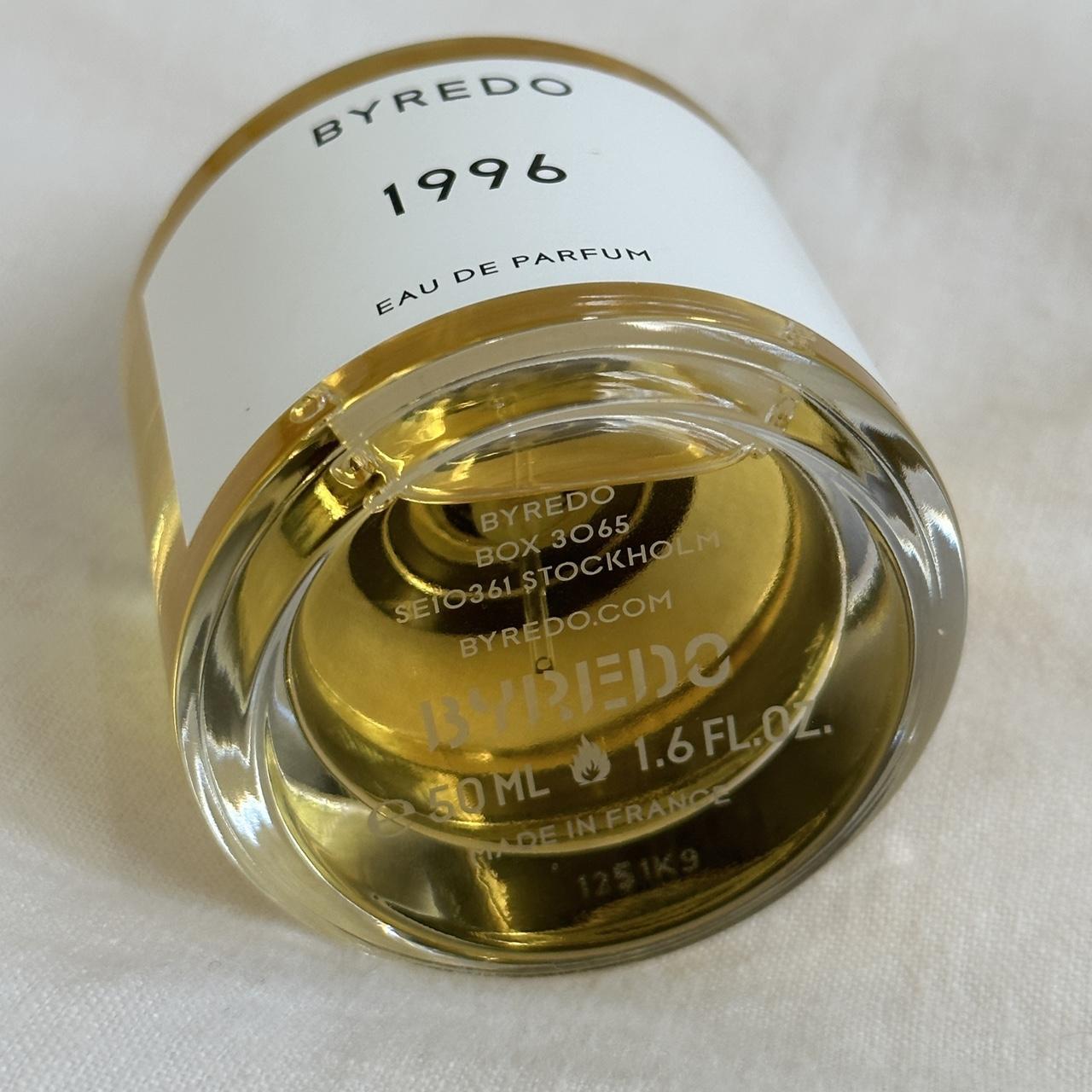 byredo 1996 perfume EDP - 3rd pic shows how full it... - Depop