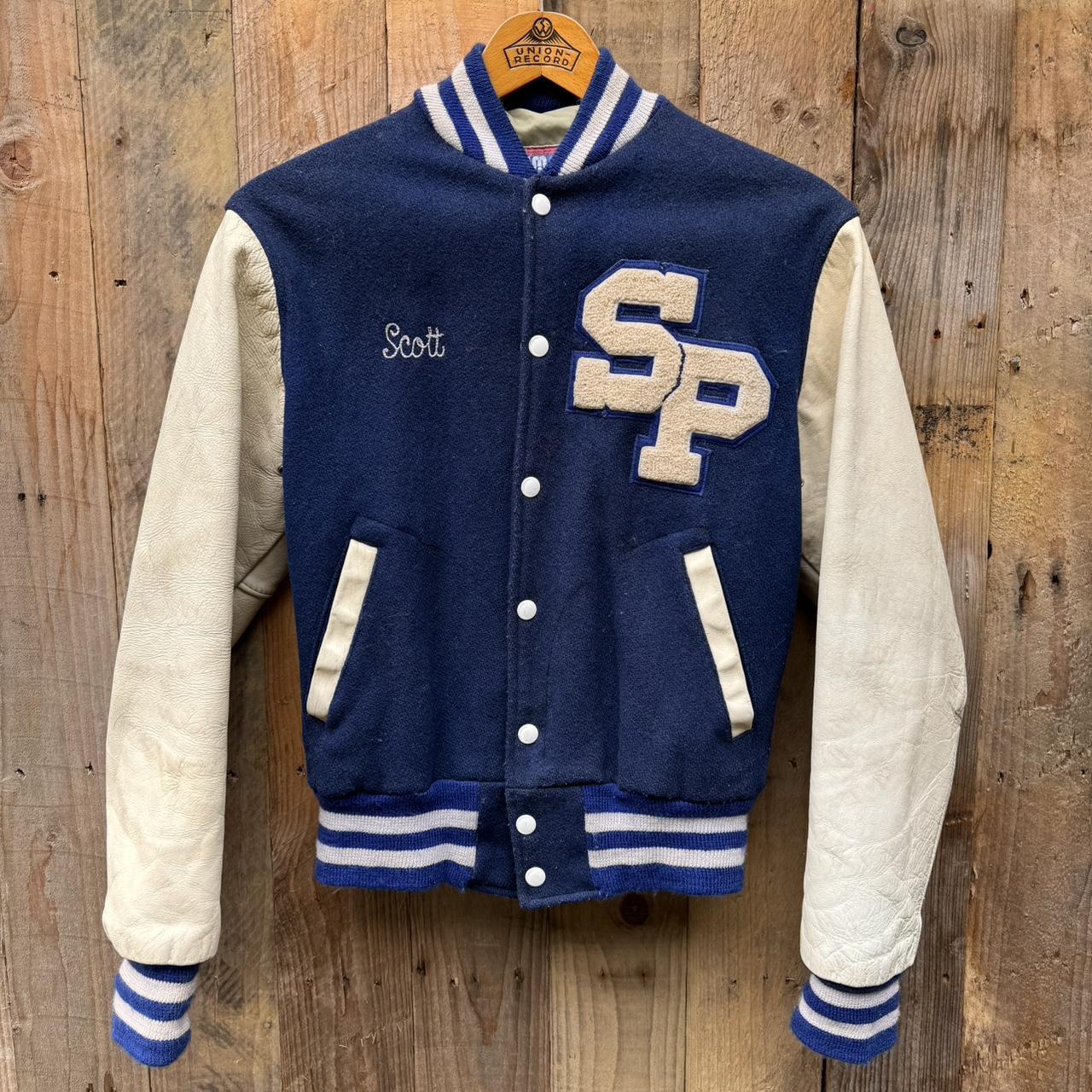 Stunning Vintage Varsity Jacket made in NYC - Depop