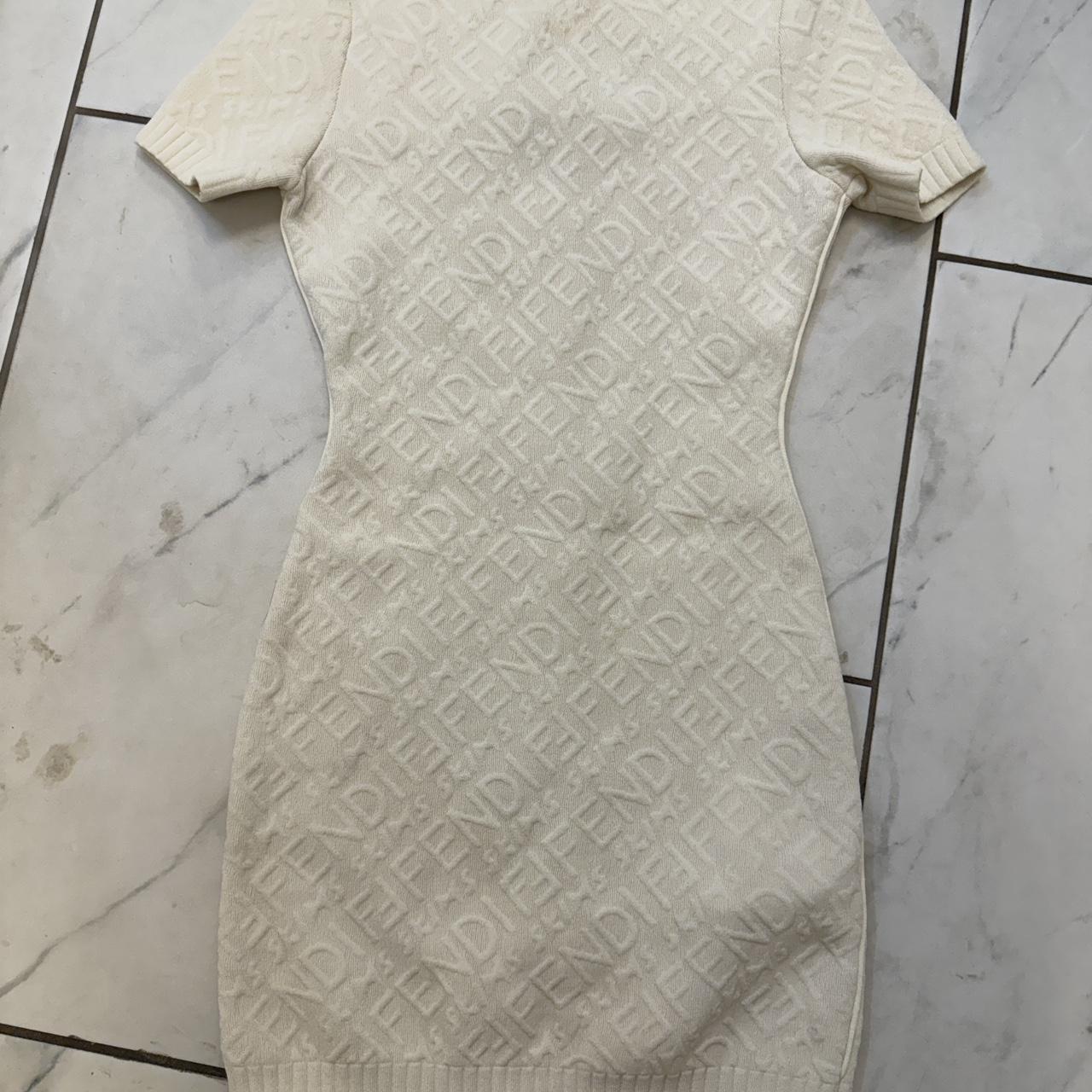 Fendi/skims bodycon knit dress fits small-medium | Depop