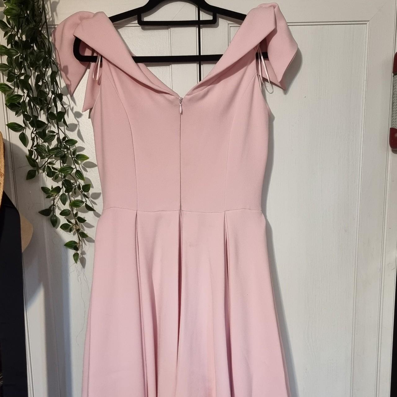Pretty dress company tilly off the shoulder prom... - Depop