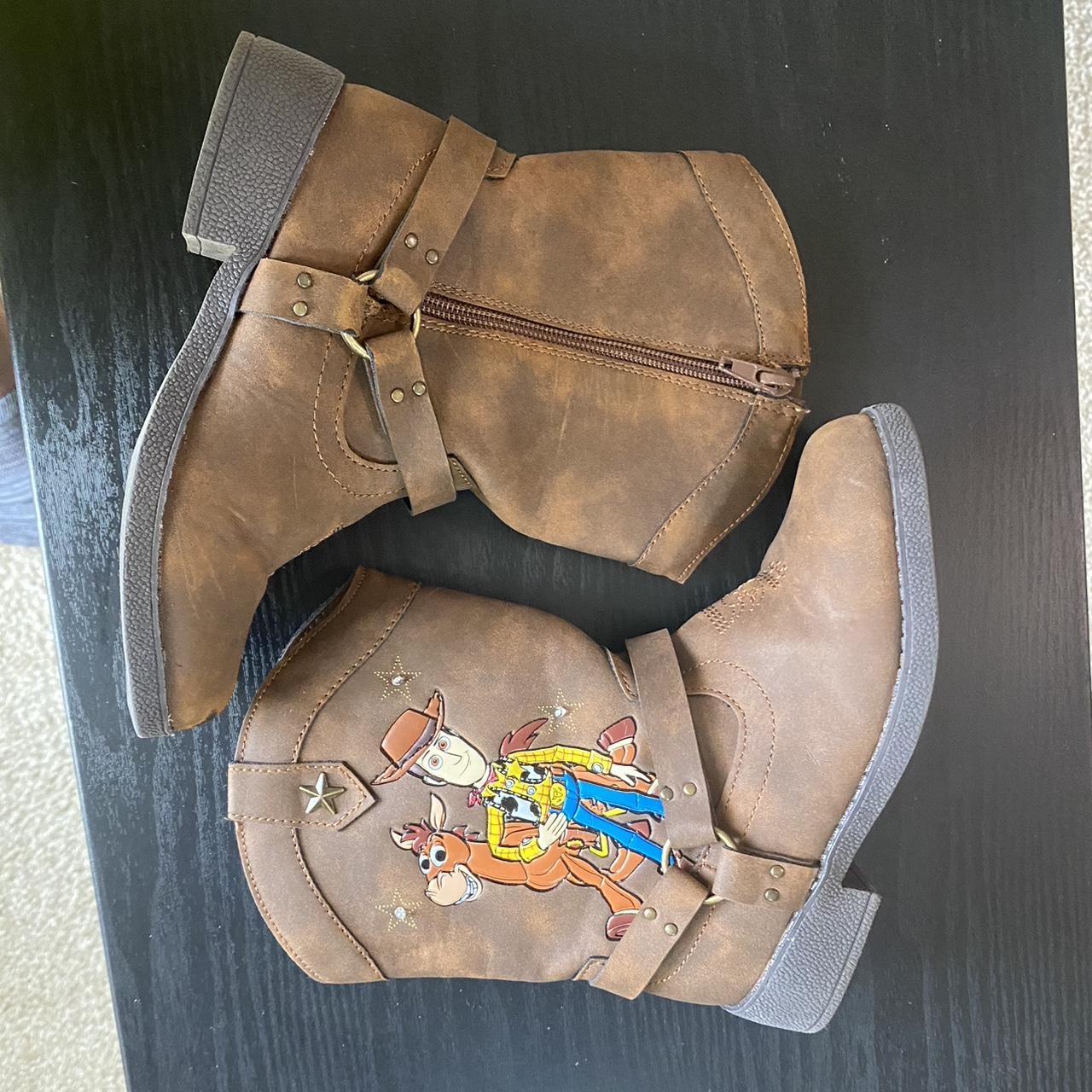 Disney Pixar Toy Story 3 Woody & Bullet Cowboy Boots... - Depop