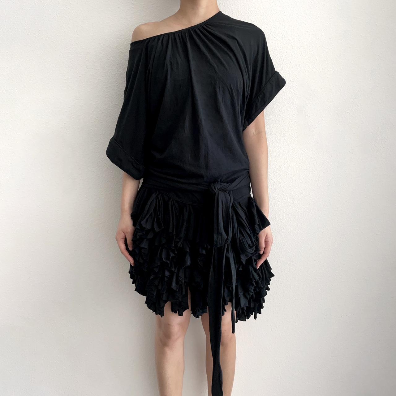 Preen Line Ruffle Dress with Shoulder Cutouts Size... | Depop